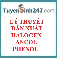 Lý thuyết dẫn xuất halogen, ancol, phenol